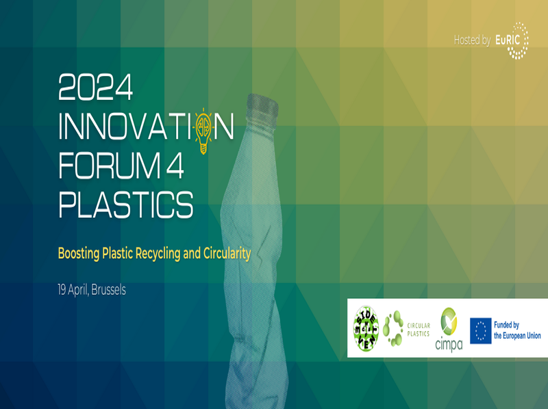 EuRIC organiza en Bruselas Innovation Forum 4 Plastics 2024 (19 de ...